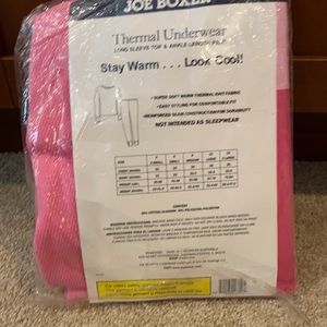 Joe Boxer | Accessories | Joe Boxer Thermal Underwear Nwt | Poshmark